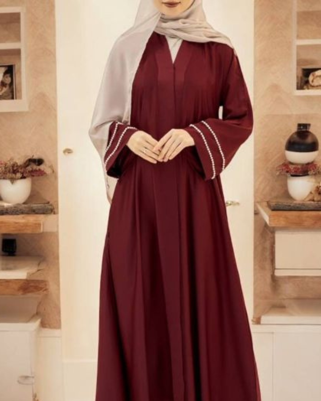 Gamis Maroon Cocok dengan Jilbab Warna Apa? Ini 5 Inspirasinya